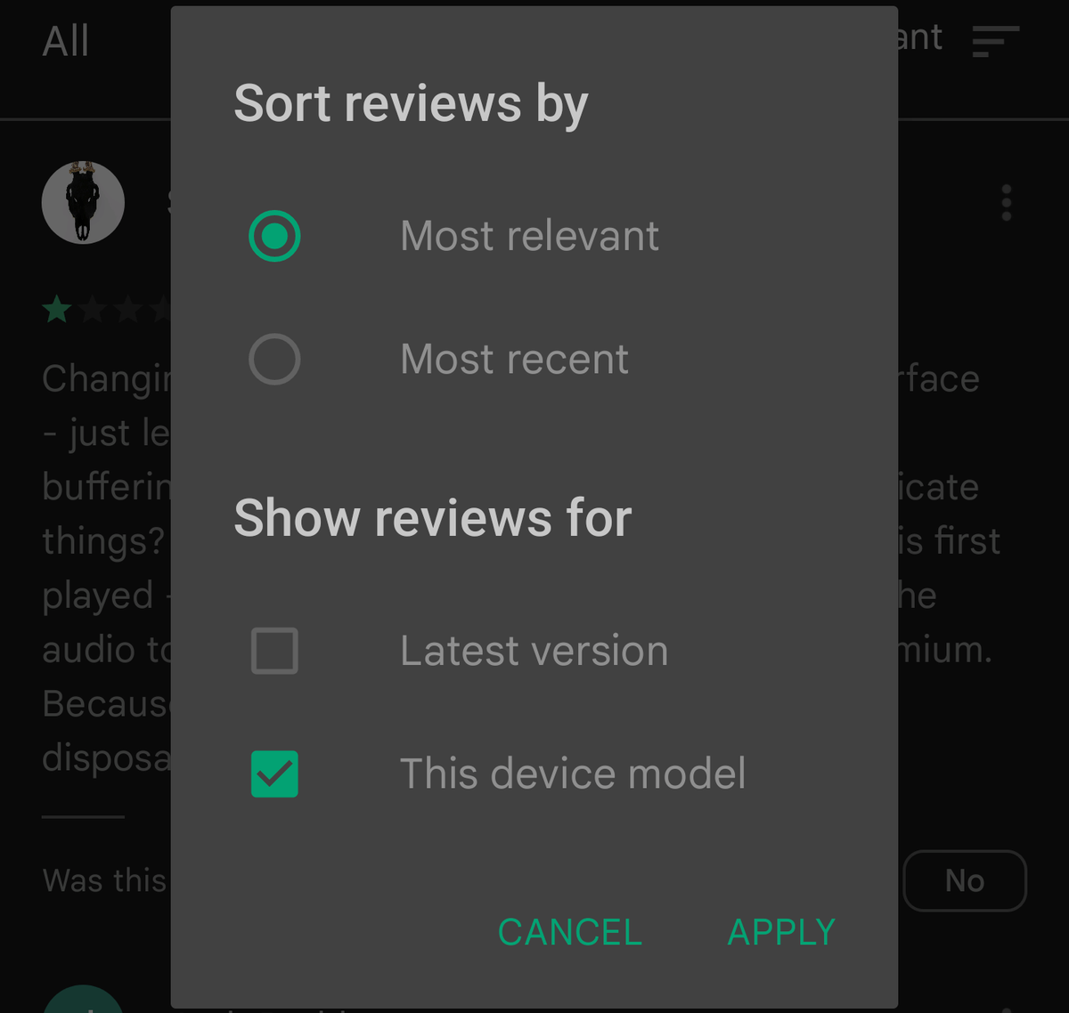 Google Play now tailors reviews based on your device type | Tom's Guide