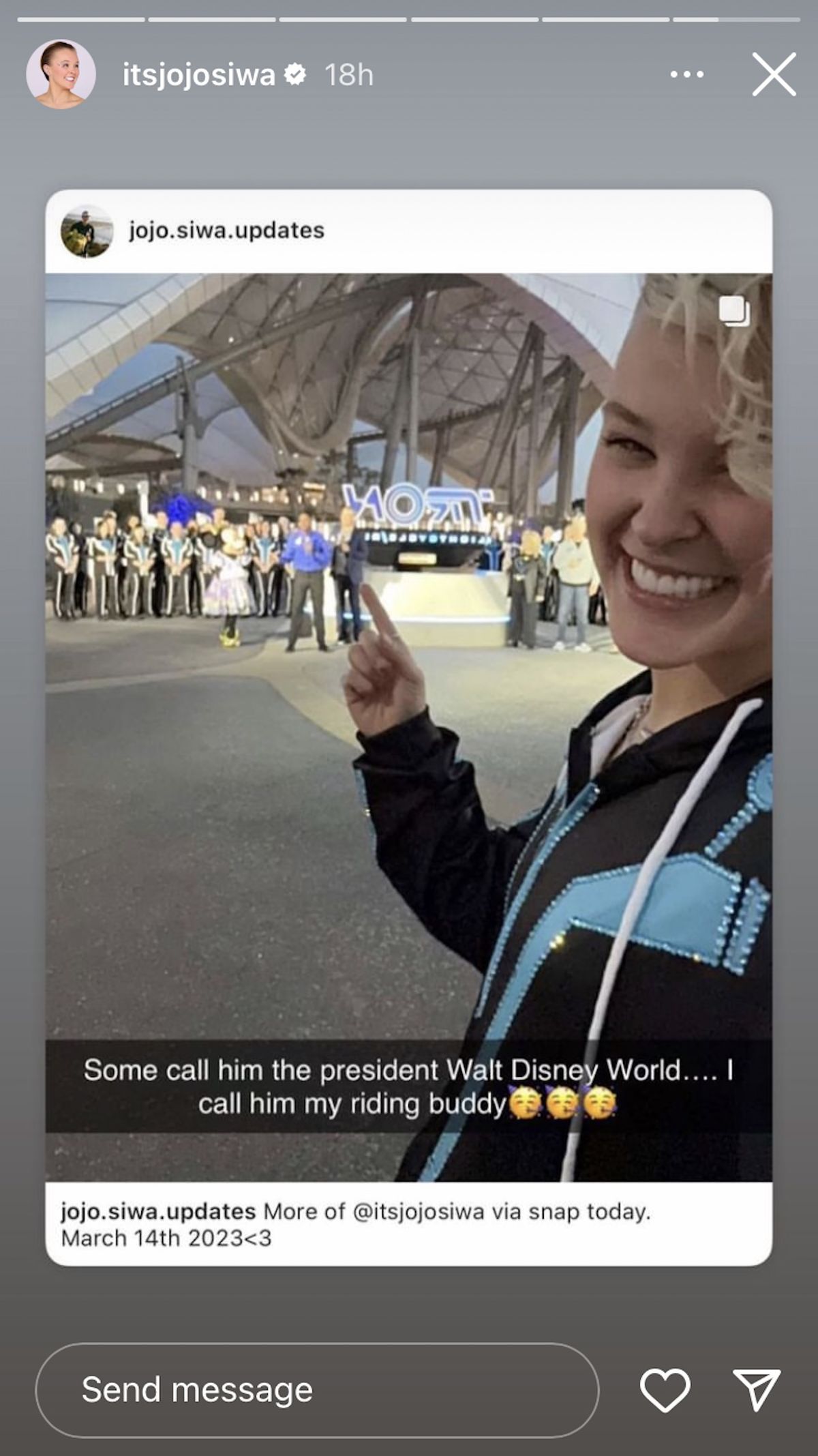 Of Course, Disneyphile JoJo Siwa Got To Be One Of The First To Try The ...