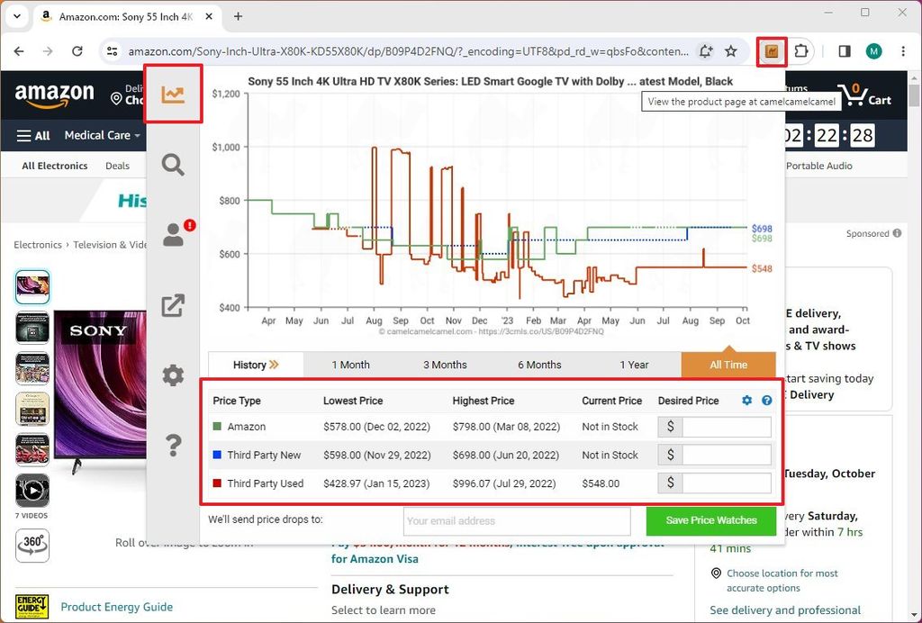 Get The Camelizer extension to track prices on Black Friday | Windows ...