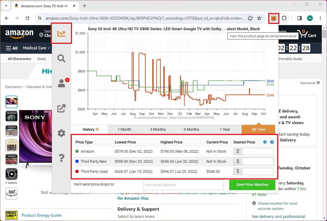 Get The Camelizer extension to track prices on Black Friday | Windows ...