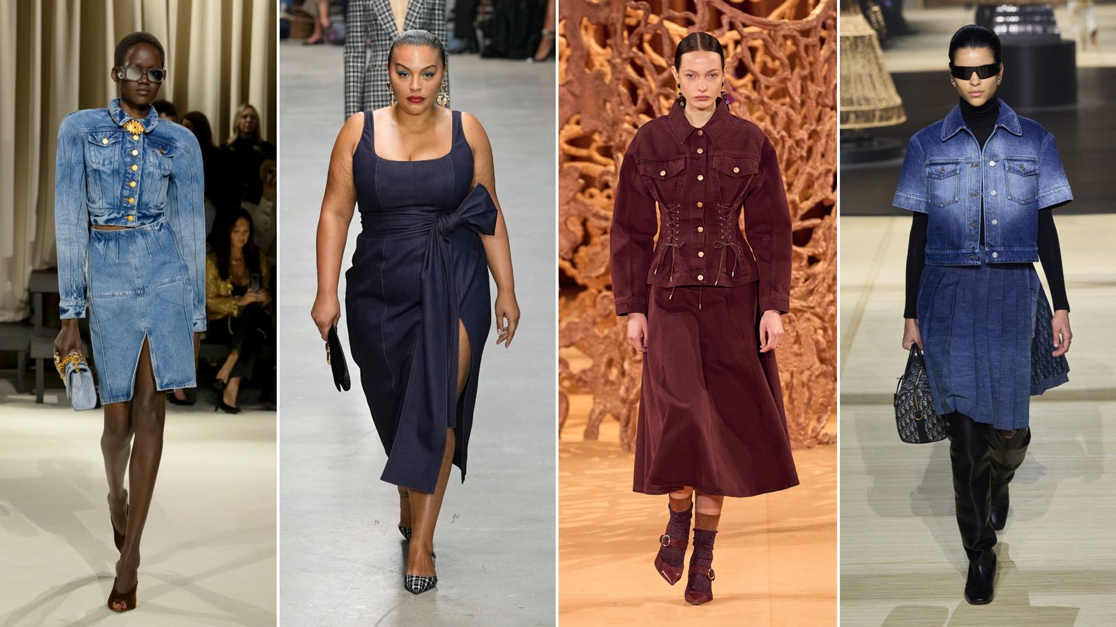 The Top 6 Denim Trends of Fall 2024, According to the Runways | Marie ...