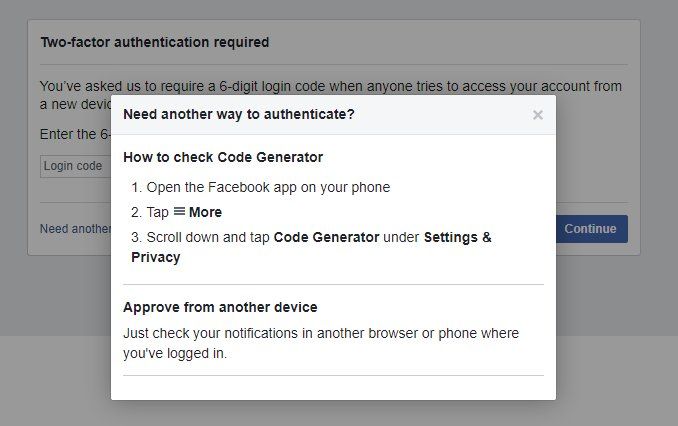 Locked out of your Facebook account because of two-factor ...