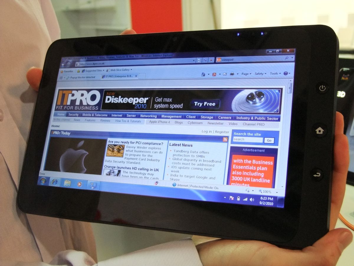 ViewSonic ViewPad 100 and ViewPad 7 review: First look | IT Pro