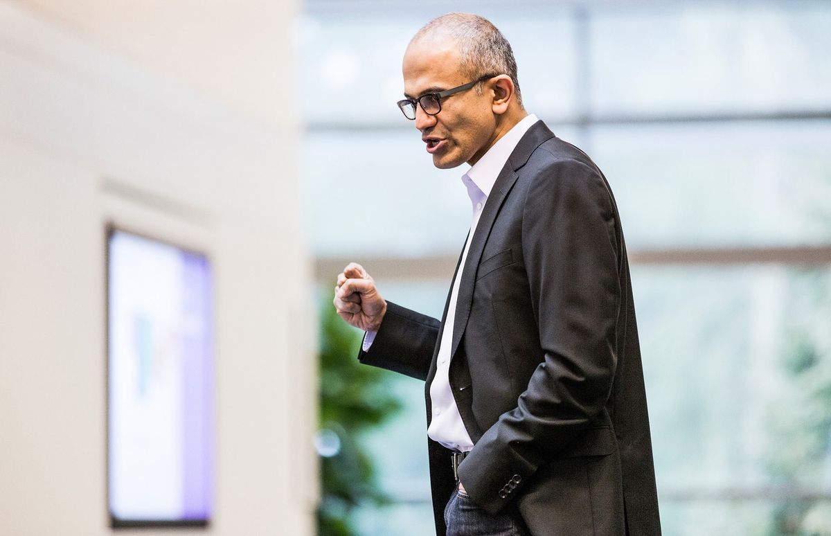 Satya Nadella is officially named as Microsoft's third CEO | Windows ...