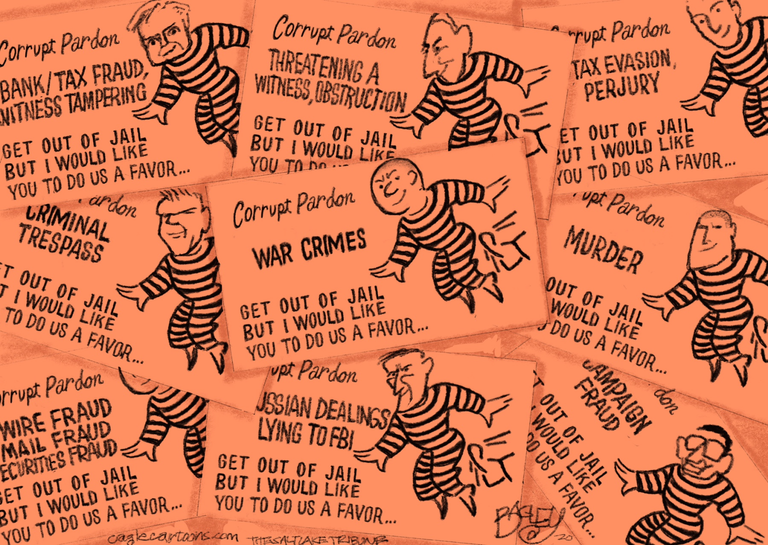 5 inexcusably funny cartoons about Trump's disgraceful pardons | The Week