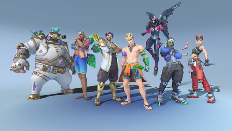 Overwatch 2 dips its toes into the horny pool with swimsuit skins and a ...