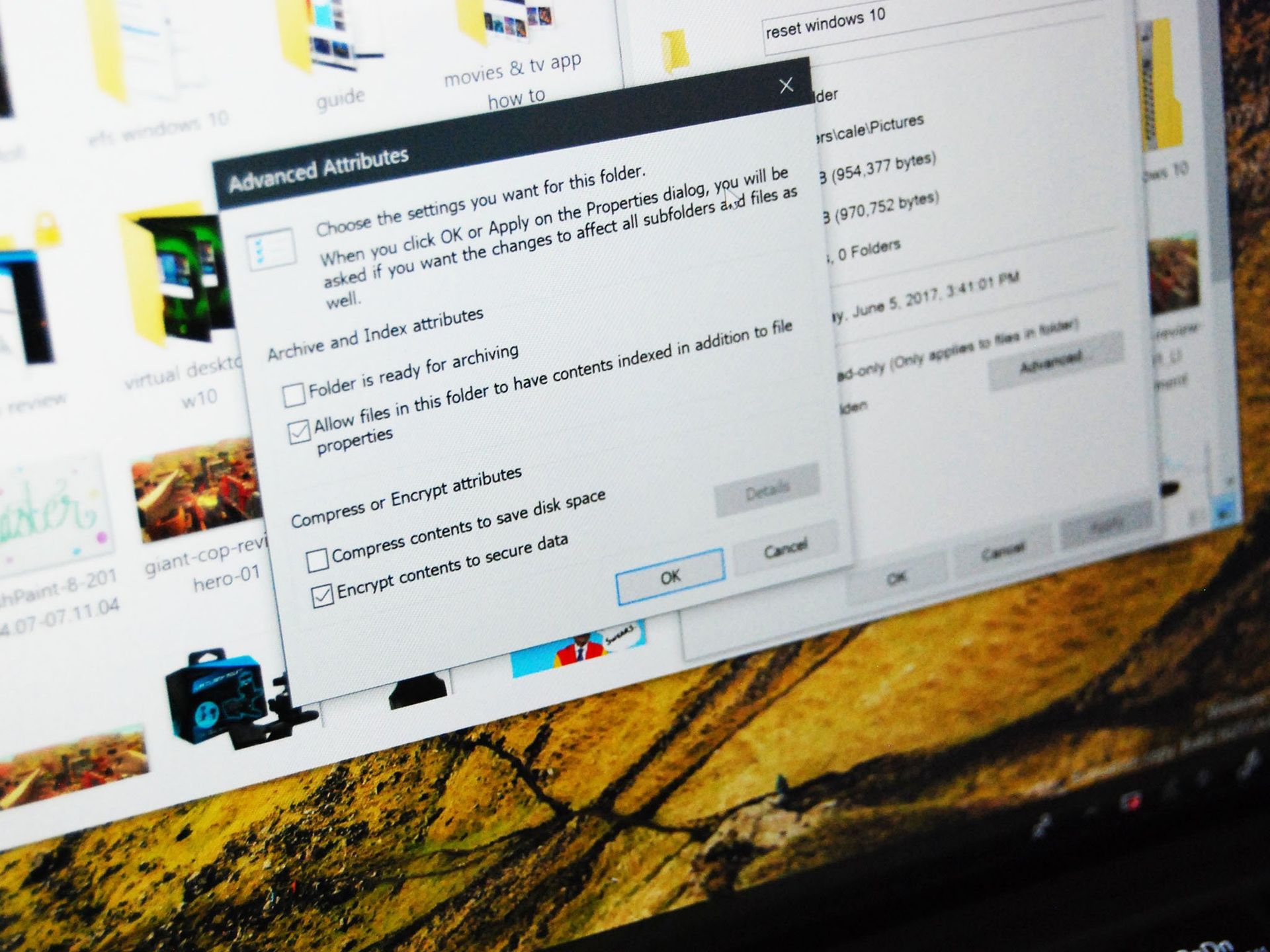 How to use EFS encryption to encrypt individual files and folders on ...