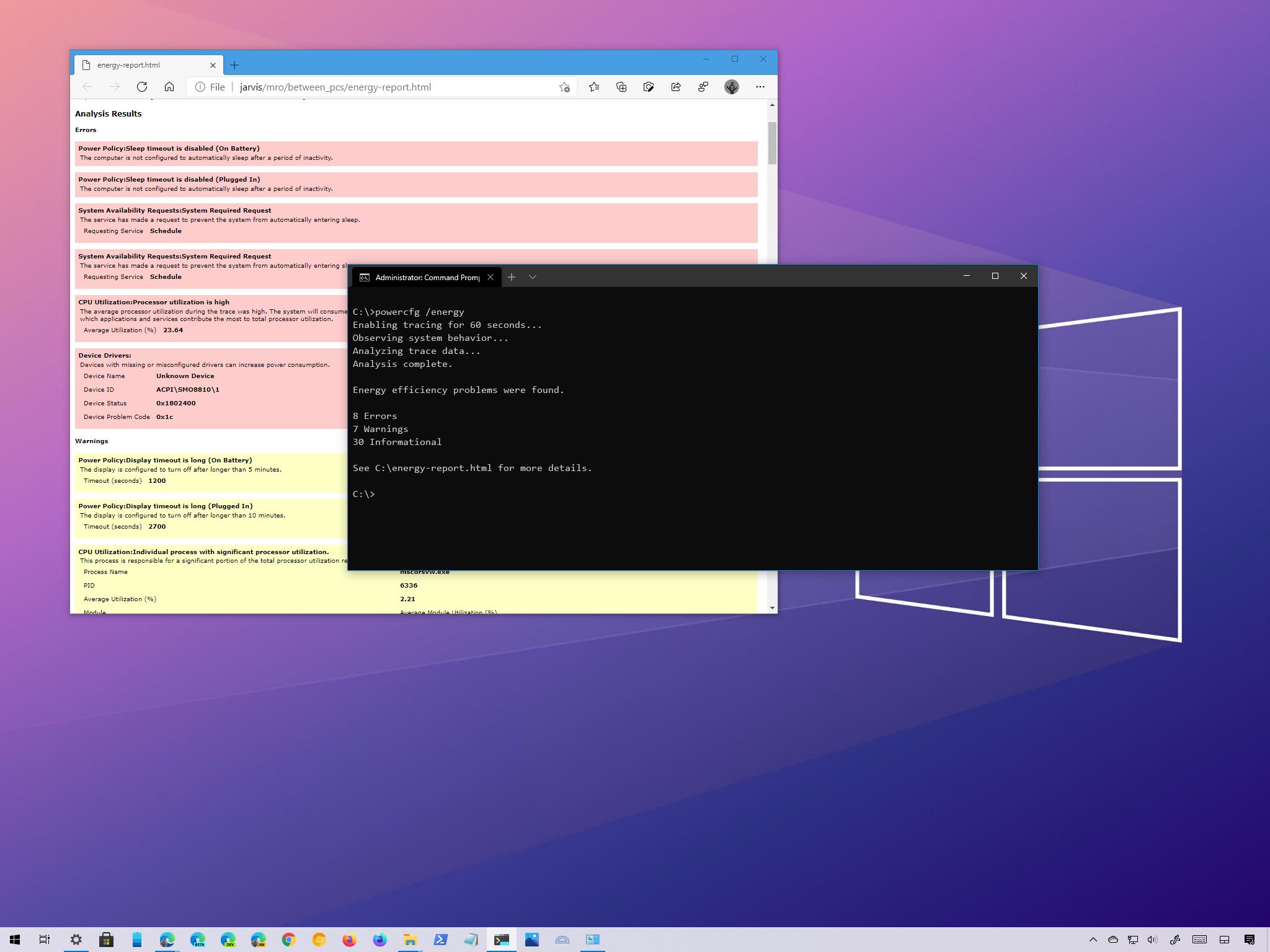 How to create energy report on Windows 10 | Windows Central