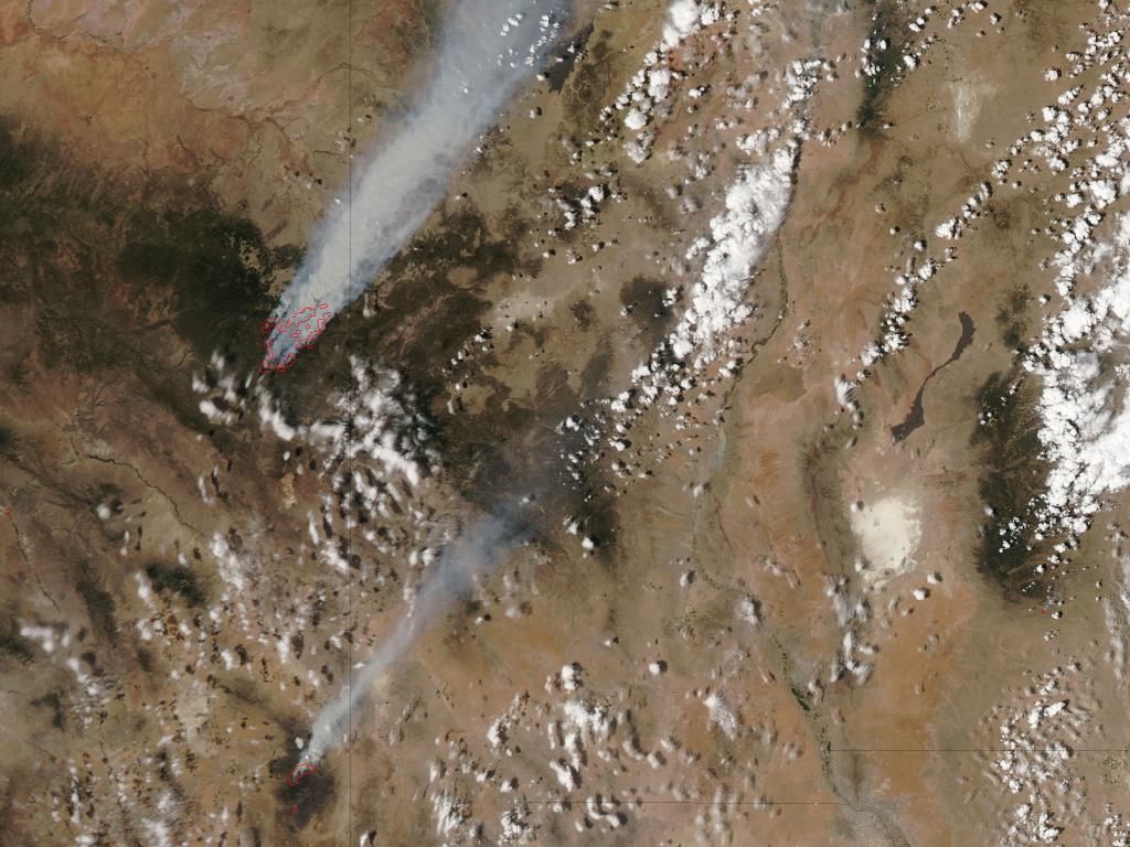 NASA Photos: Raging Arizona Wildfires Seen From Space: Page 2 | Space