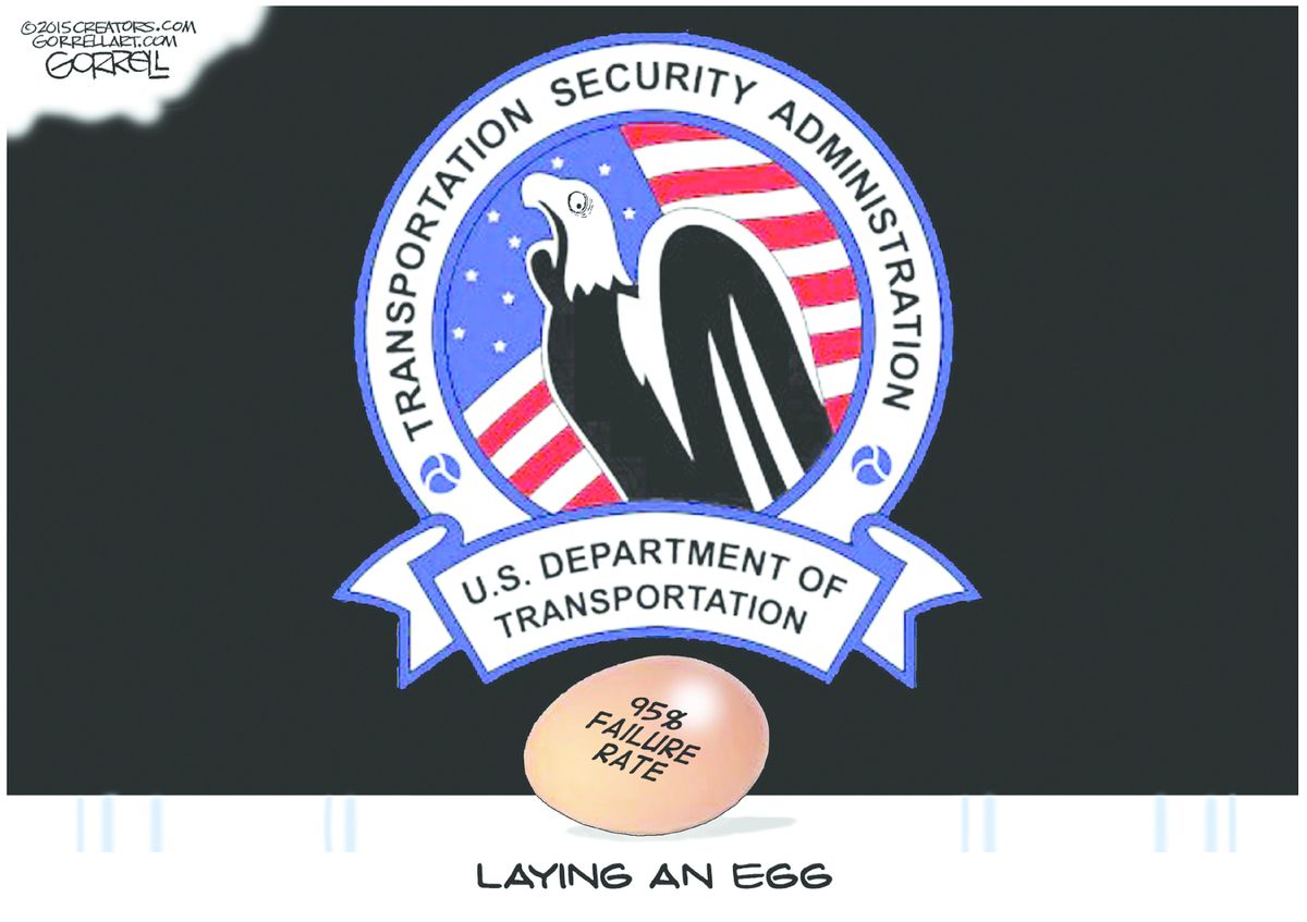 Editorial cartoon TSA Security | The Week