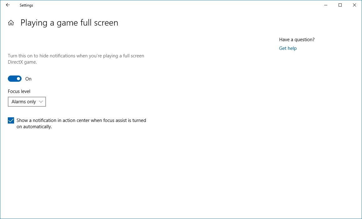 How to use the Windows 10 April 2018 Update's Focus assist feature to ...