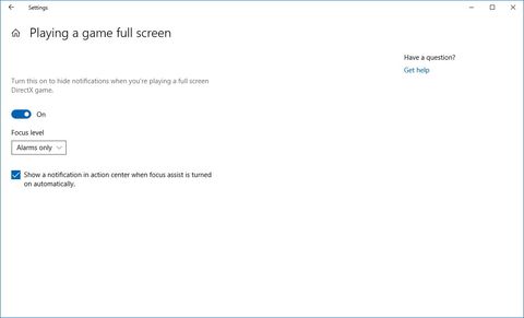 How to use the Windows 10 April 2018 Update's Focus assist feature to ...
