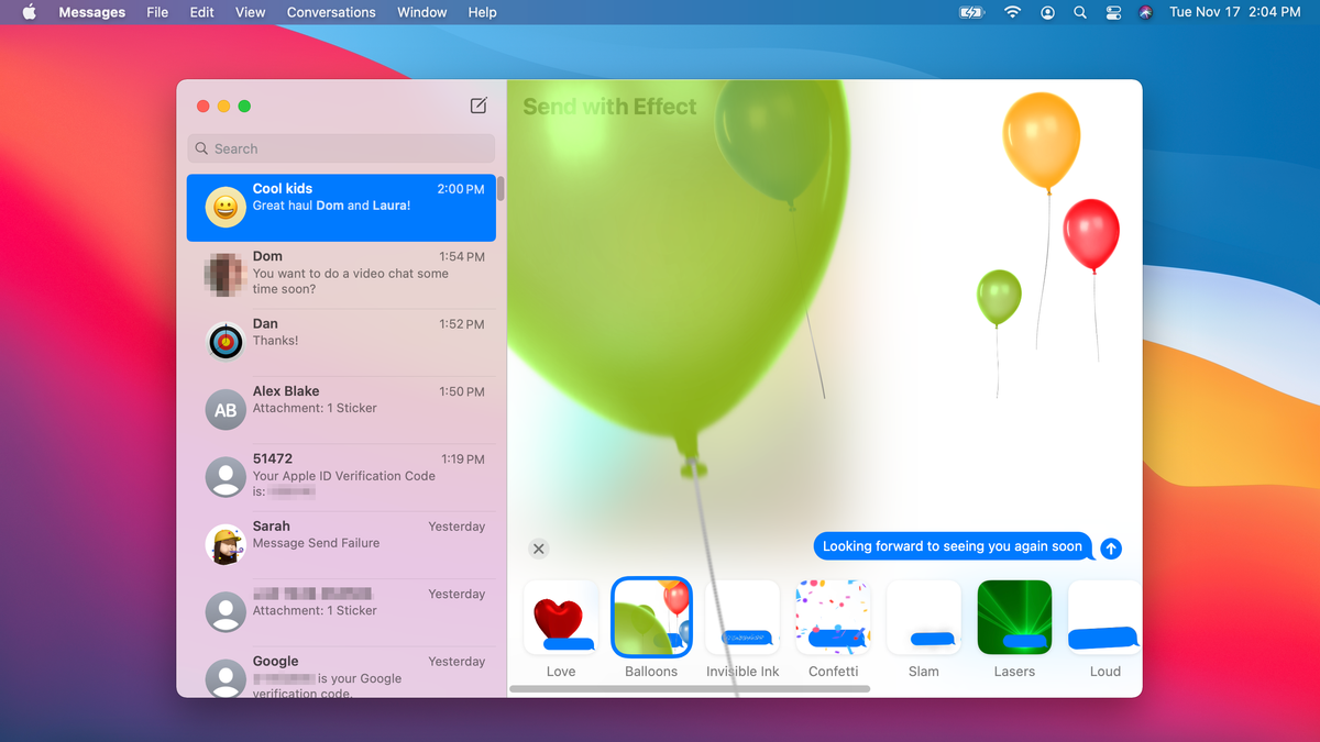 Boost your conversations with macOS Big Sur Messages | TechRadar