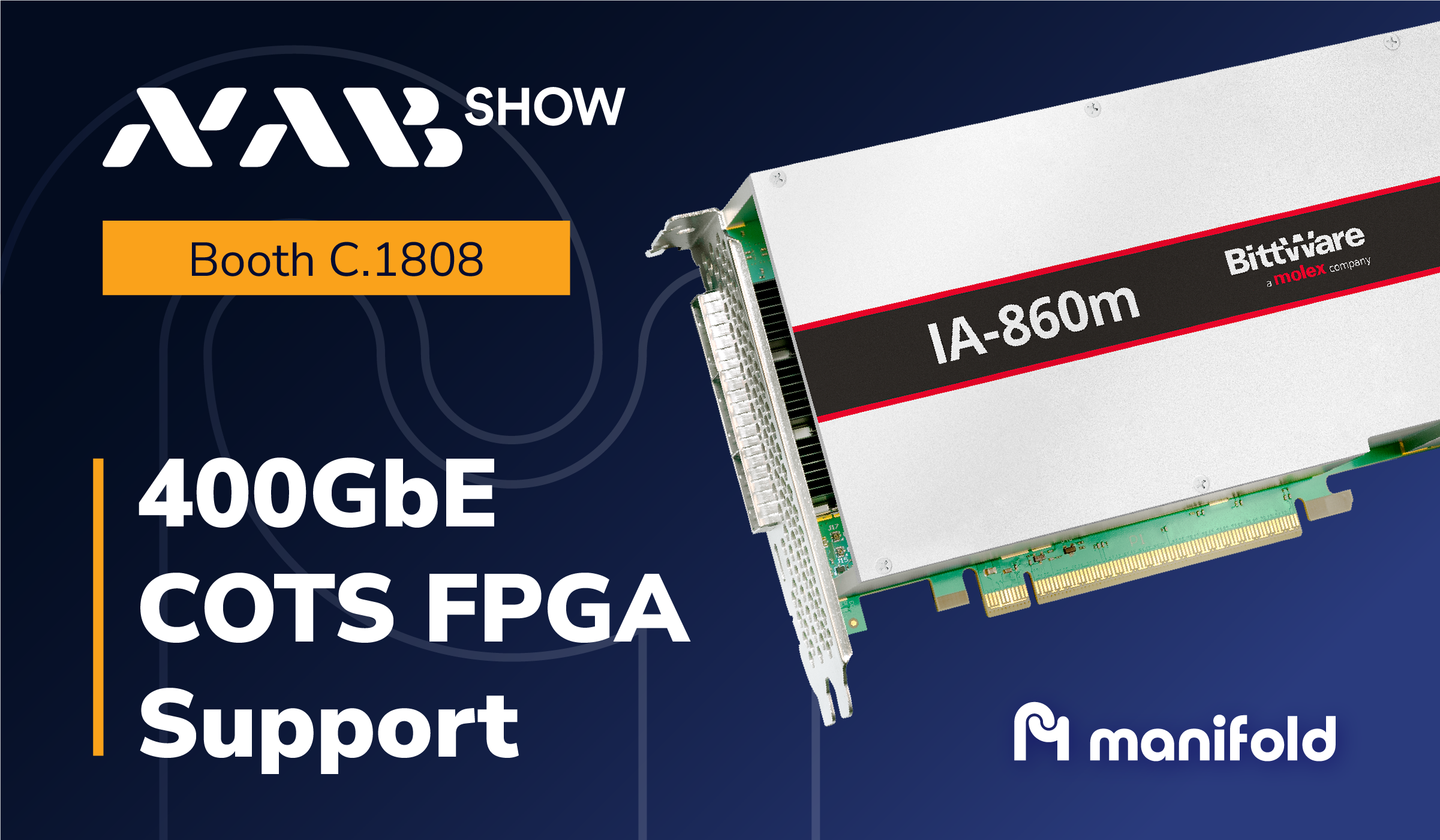 Manifold To Feature Support For 400GbE COTS FPGA Accelerator Cards At ...