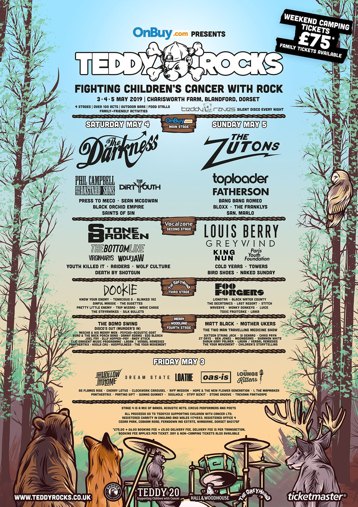 Teddy Rocks charity festival featuring The Darkness adds more bands to ...