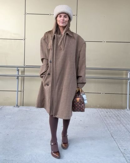 Fashion People Are Warming to the Chic Appeal Brown Tights This Season ...