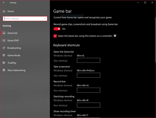 How to use the Windows 10 Xbox Game Bar: Game capture, screenshots ...