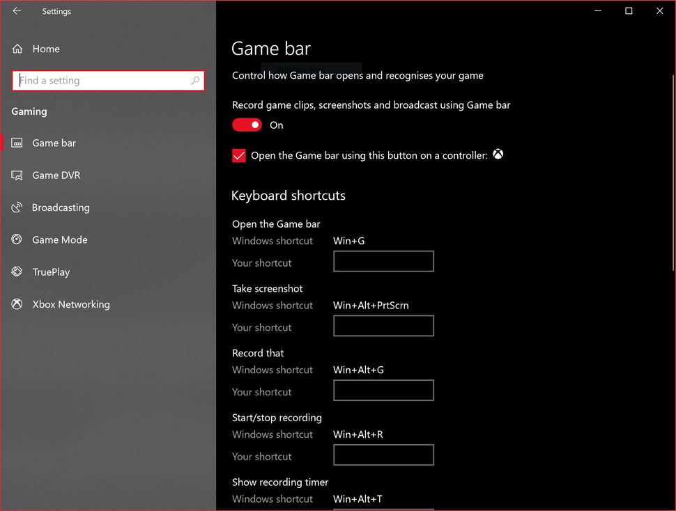 How to use the Windows 10 Xbox Game Bar: Game capture, screenshots ...
