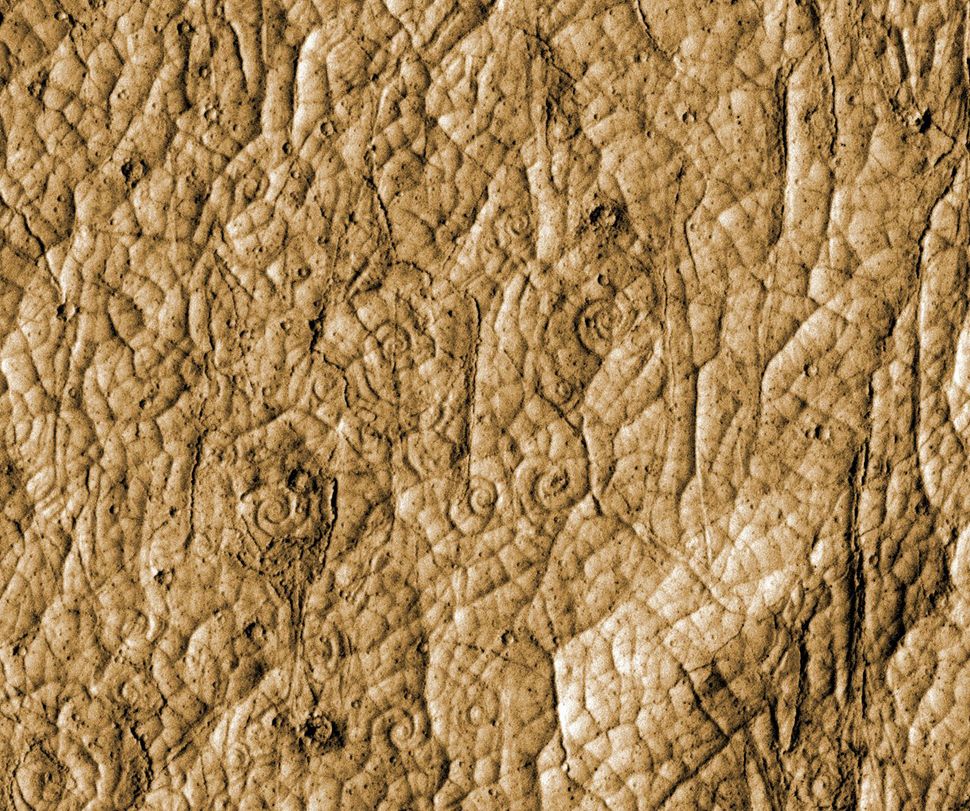 Ancient Mars Lava Spirals Reveal Volcanic Secrets of Red Planet | Space