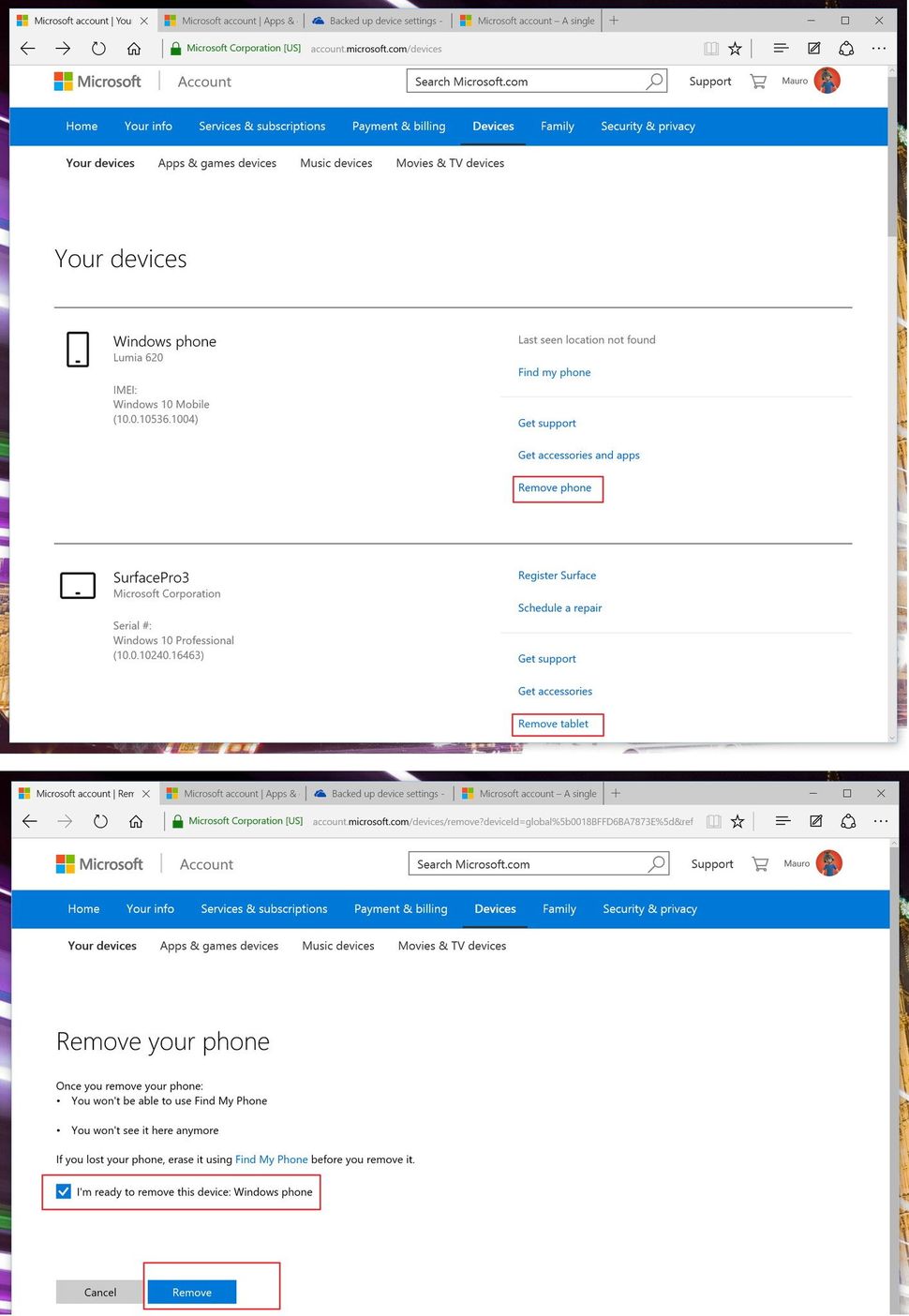 How to manage Windows 10 devices from your Microsoft account | Windows ...