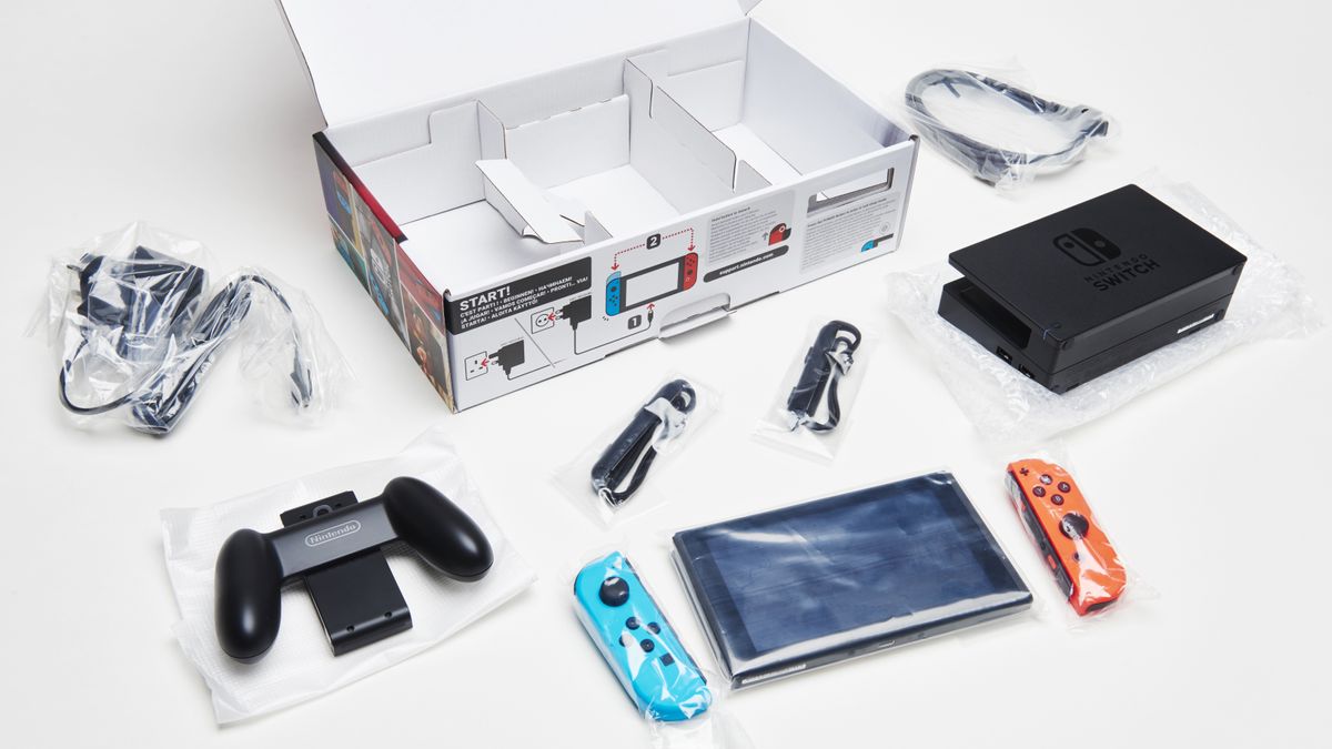 Here's everything inside the Nintendo Switch box | GamesRadar+