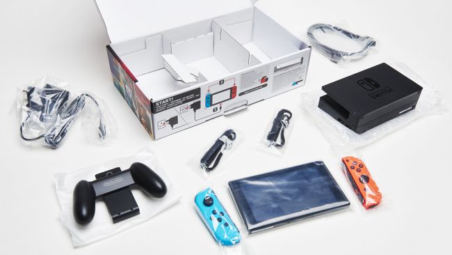 Here's everything inside the Nintendo Switch box | GamesRadar+
