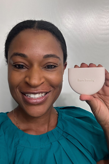 Rare Beauty Tinted Pressed Finishing Powder Honest Review | Marie Claire