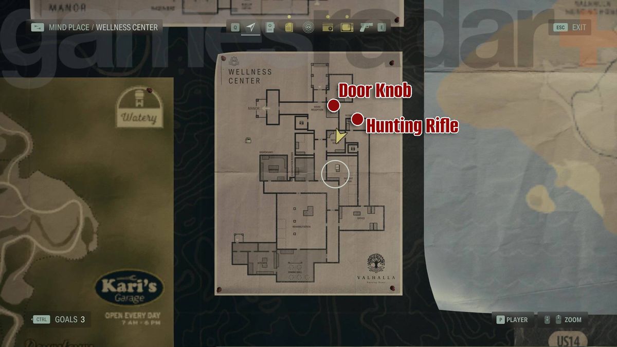 Alan Wake 2 Door Knob and Hunting Rifle location | GamesRadar+