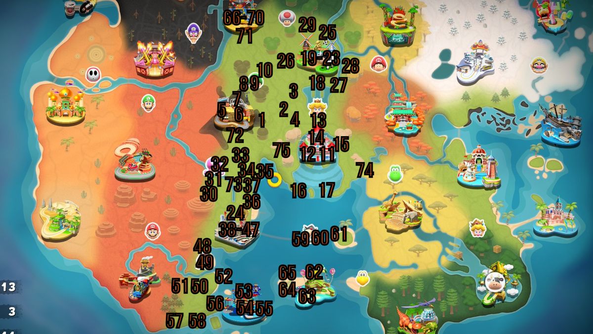 All Mario Kart World P-Switch locations and missions | GamesRadar+