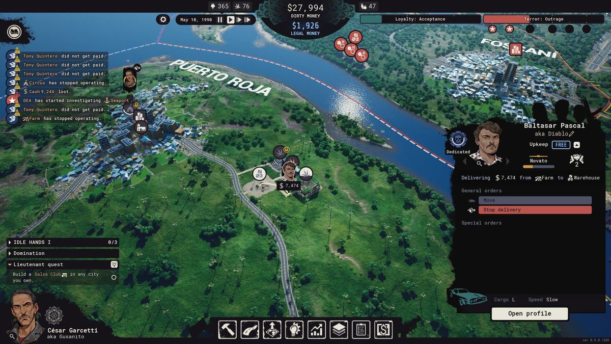 Cartel Tycoon has the seeds of a good crime sim, but it has a long way ...