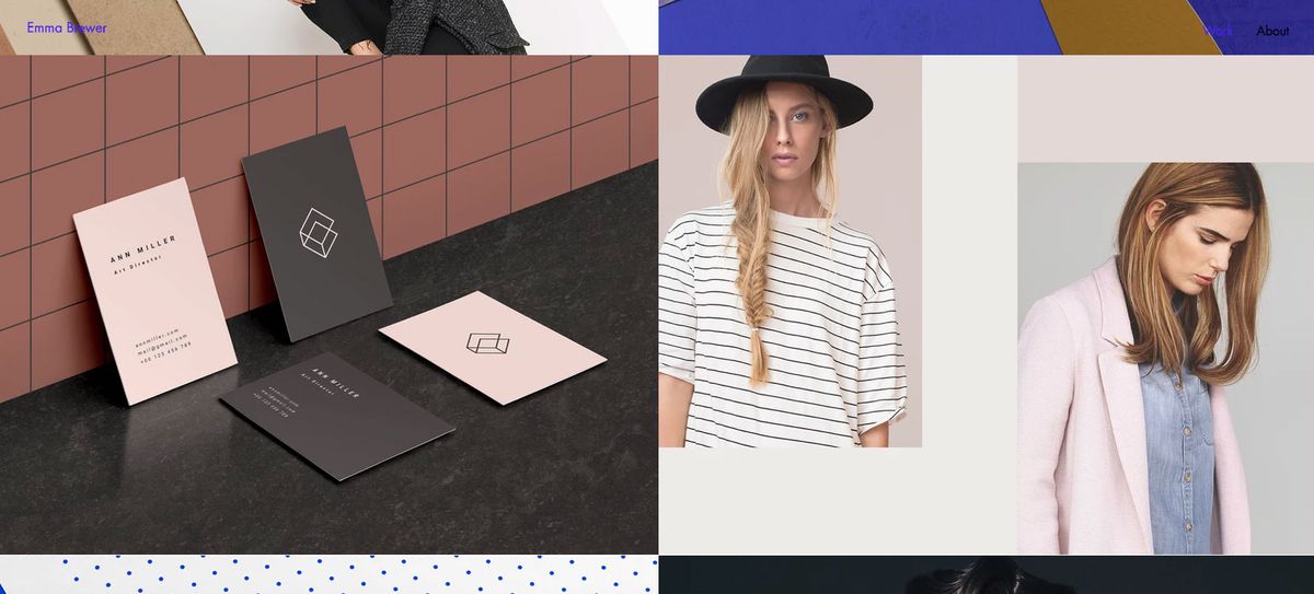 9 stunning portfolio templates for creatives | Creative Bloq