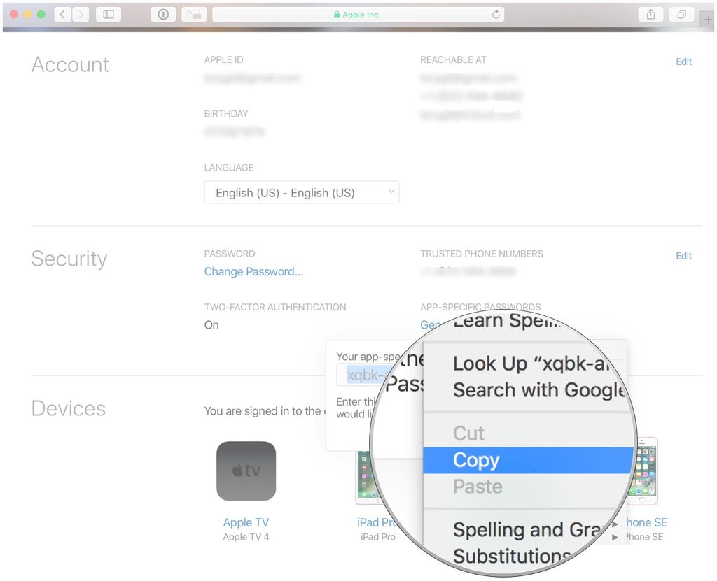 How to generate app-specific passwords with iCloud on iPhone, iPad, and ...