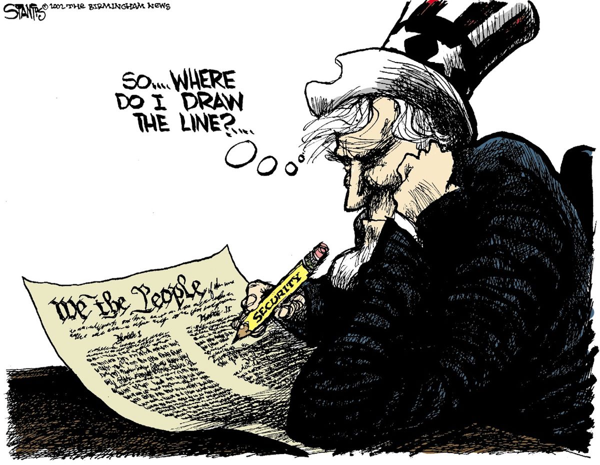 Political cartoon NSA Surveillance | The Week