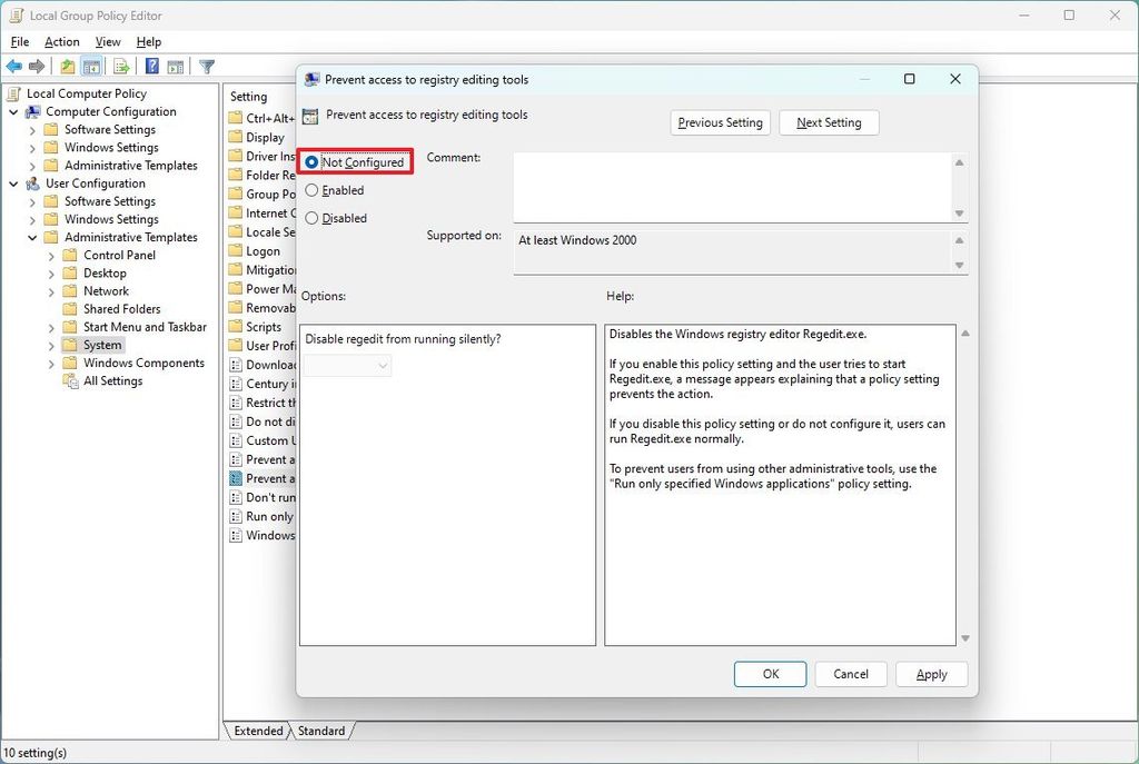How to restrict access to Registry on Windows 11 | Windows Central