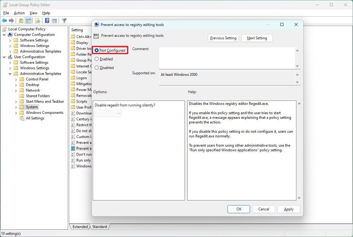 How to restrict access to Registry on Windows 11 | Windows Central