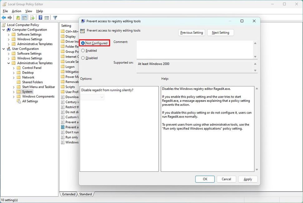 How to restrict access to Registry on Windows 11 | Windows Central