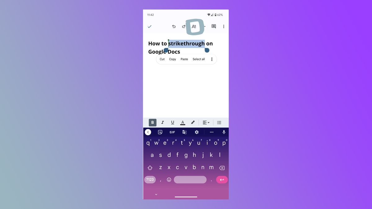How to strikethrough on Google Docs | Laptop Mag