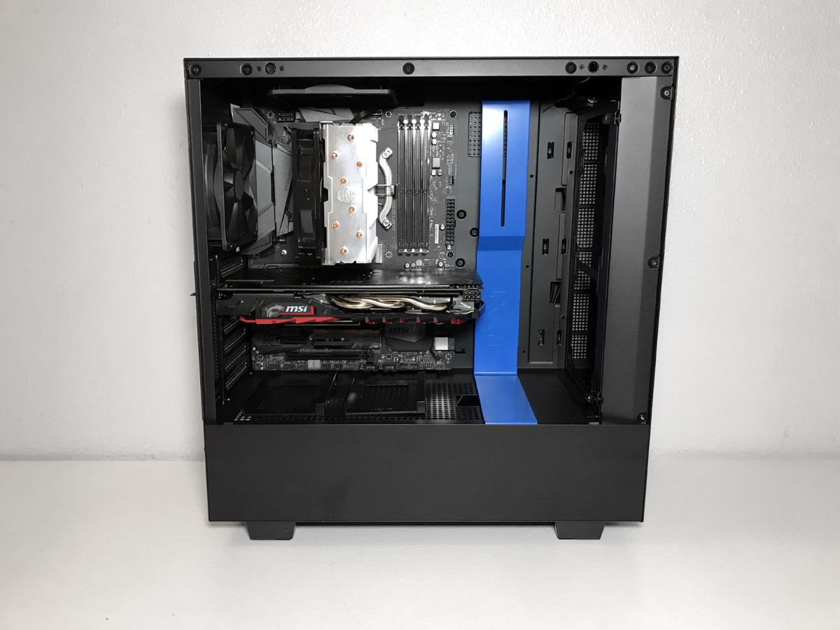 Hardware Installation & Test Configuration - NZXT H500i Compact Mid ...
