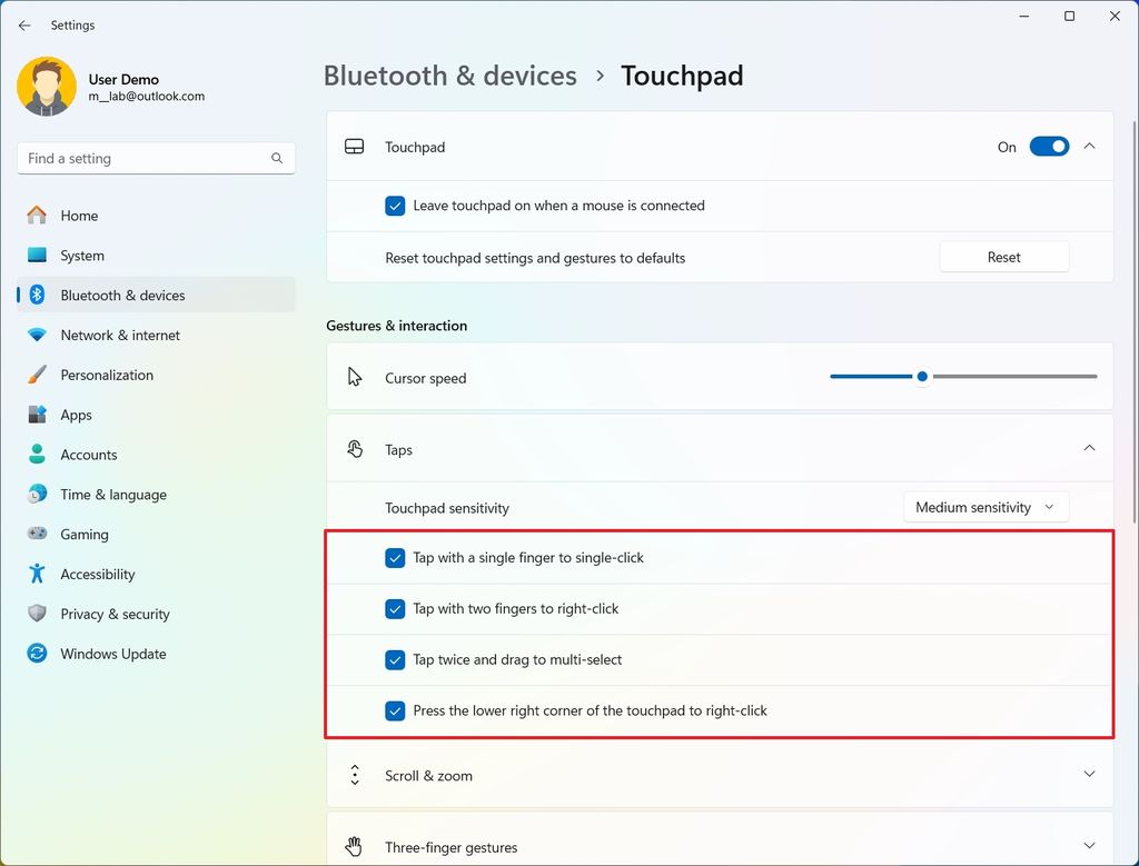 How to customize Touchpad settings on Windows 11 | Windows Central