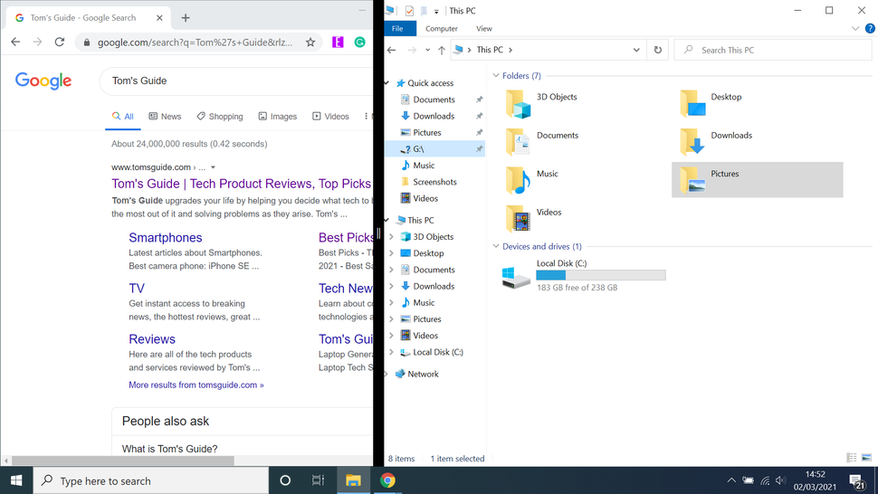 How to split the screen on Windows 10 | Tom's Guide