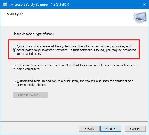 How to remove malware using Microsoft Safety Scanner on Windows 10 ...