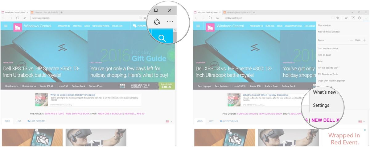 How to customize launch and tab options in Edge for Windows 10 ...