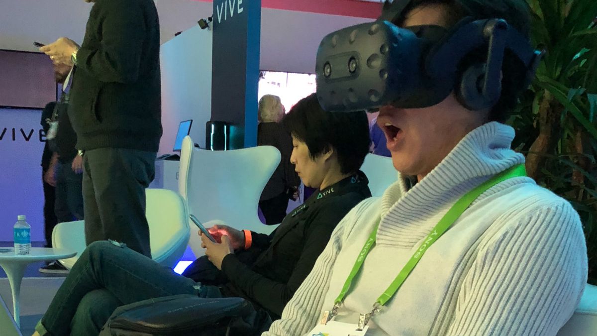 The Vive Pro VR headset's new OLED display is a huge improvement | PC Gamer