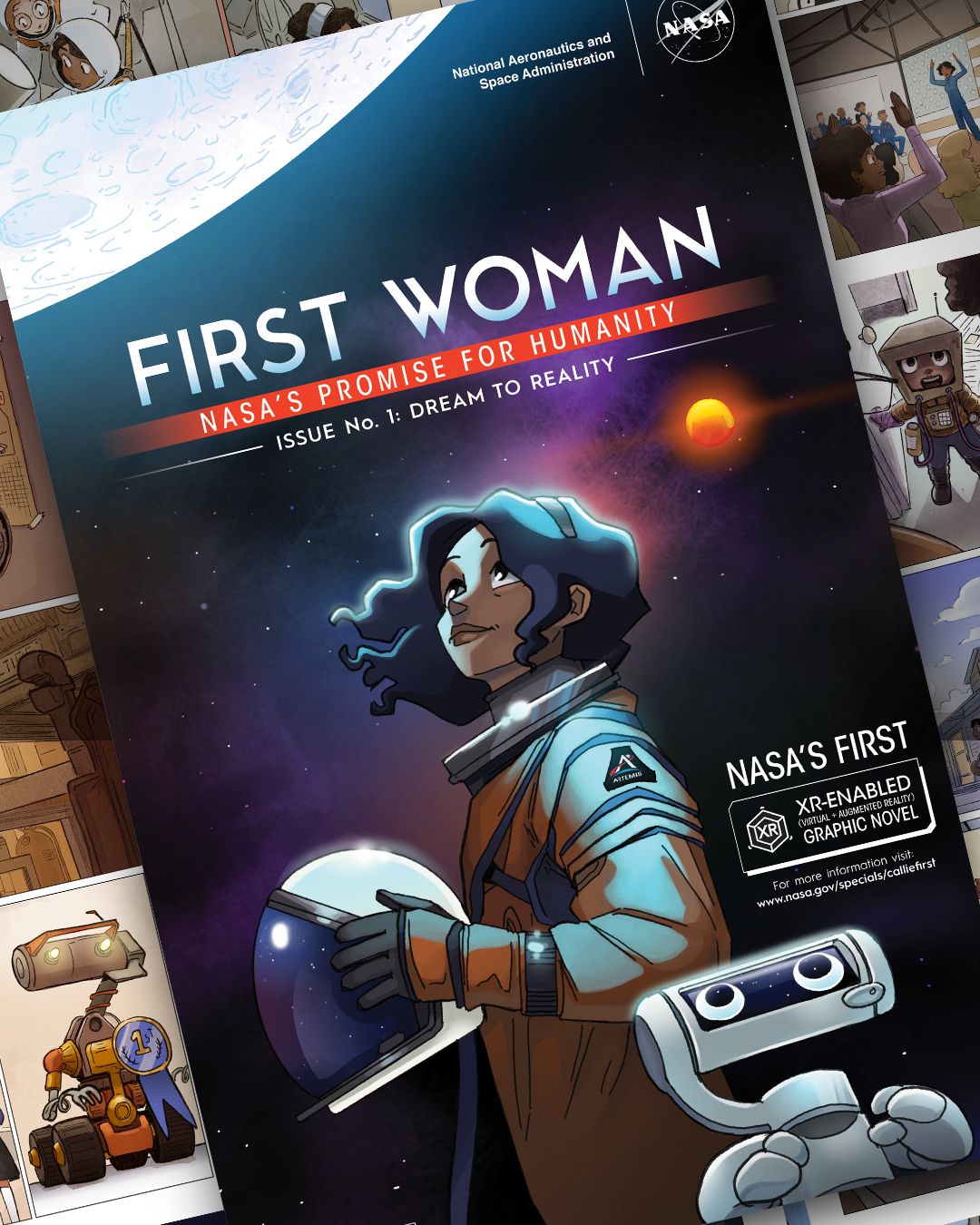 NASA's 1st interactive graphic novel 'First Woman' tells of one girl's ...