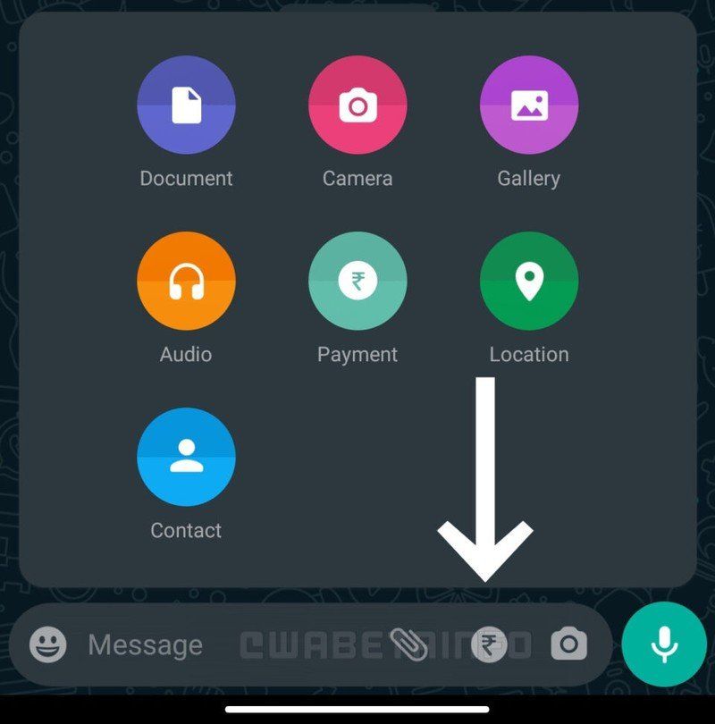 WhatsApp for Android is testing a new shortcut to quickly send payments ...
