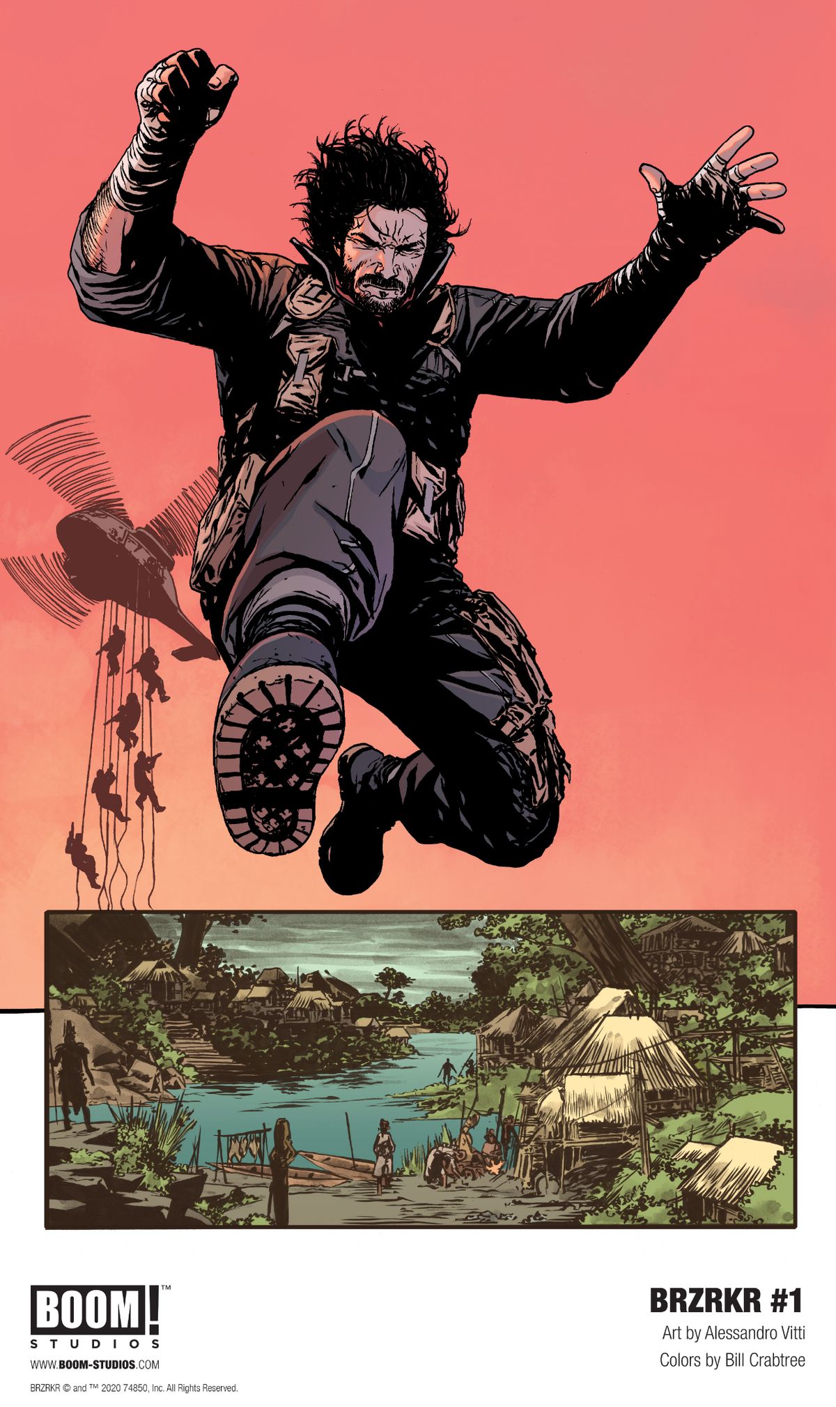 Keanu Reeves is writing a comic book called BRZRKR, and its main ...