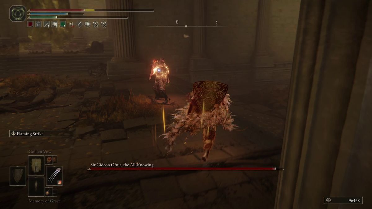 How to beat the Elden Ring Sir Gideon Ofnir boss fight | GamesRadar+