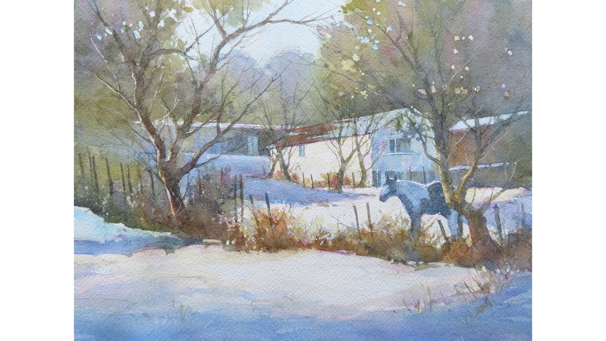 How to paint a snowy scene in watercolour | Creative Bloq
