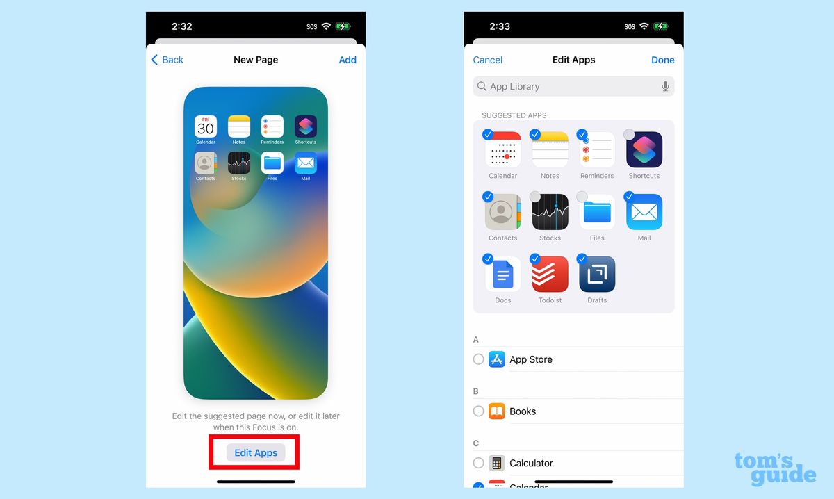 How to set up a Focus mode on your iPhone in iOS 16 | Tom's Guide
