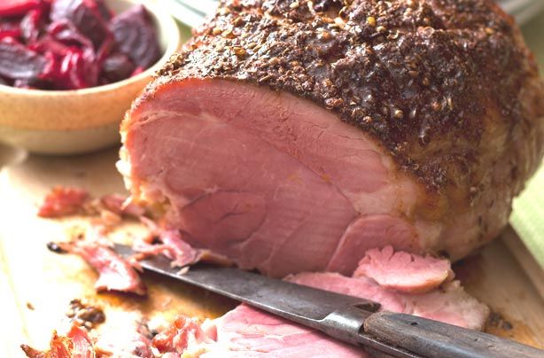 Spicy roast gammon with beetroot relish | Dinner Recipes | GoodtoKnow